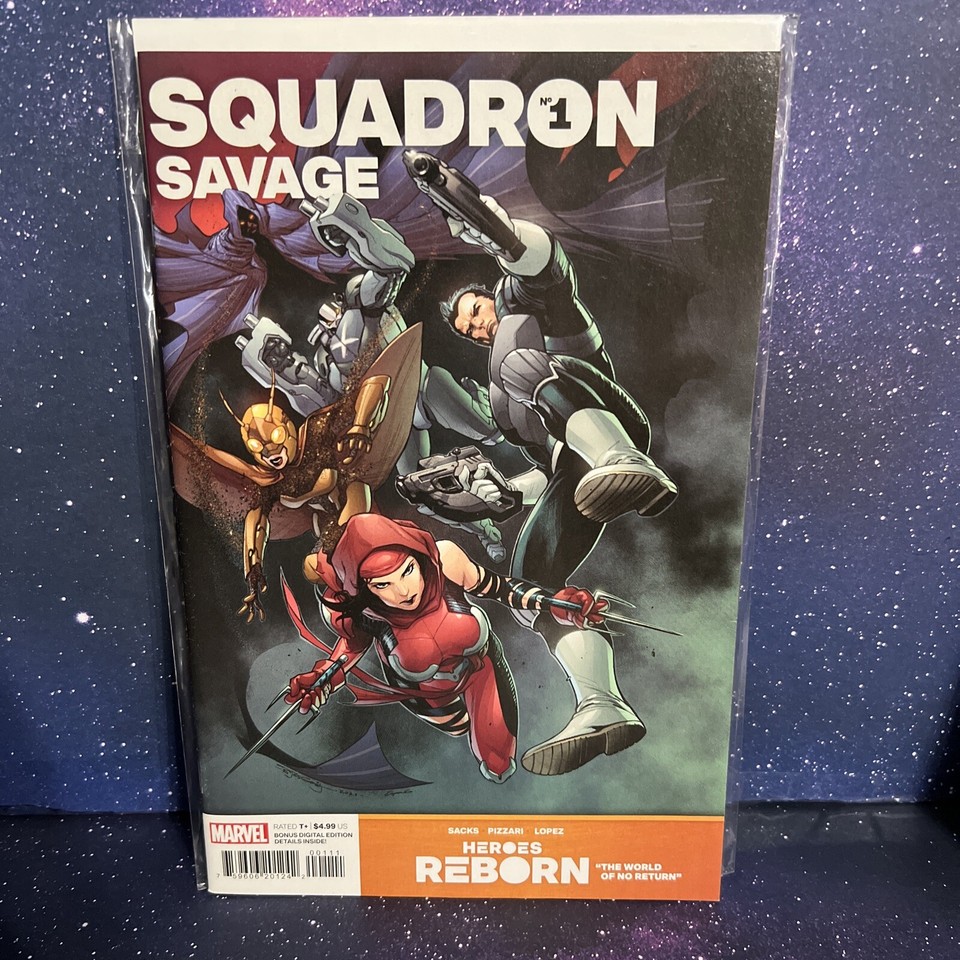 Heroes Reborn #1 1st Team Weapon X Squadron Savage Murder Hornet Marvel ...