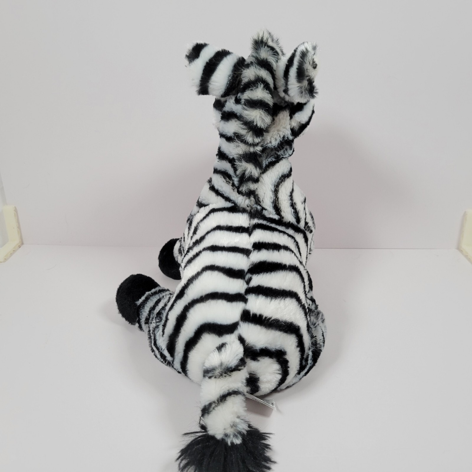 Fiesta 12" Long Zebra Plush Stuffed Animal Black White Striped A48230 ...