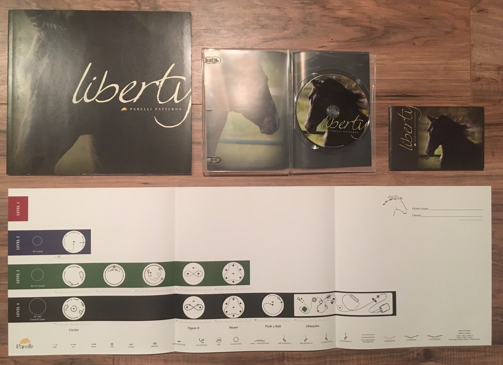 2008 Parelli Patterns Liberty - DVD, Book, Pocket Guide, and Pattern ...