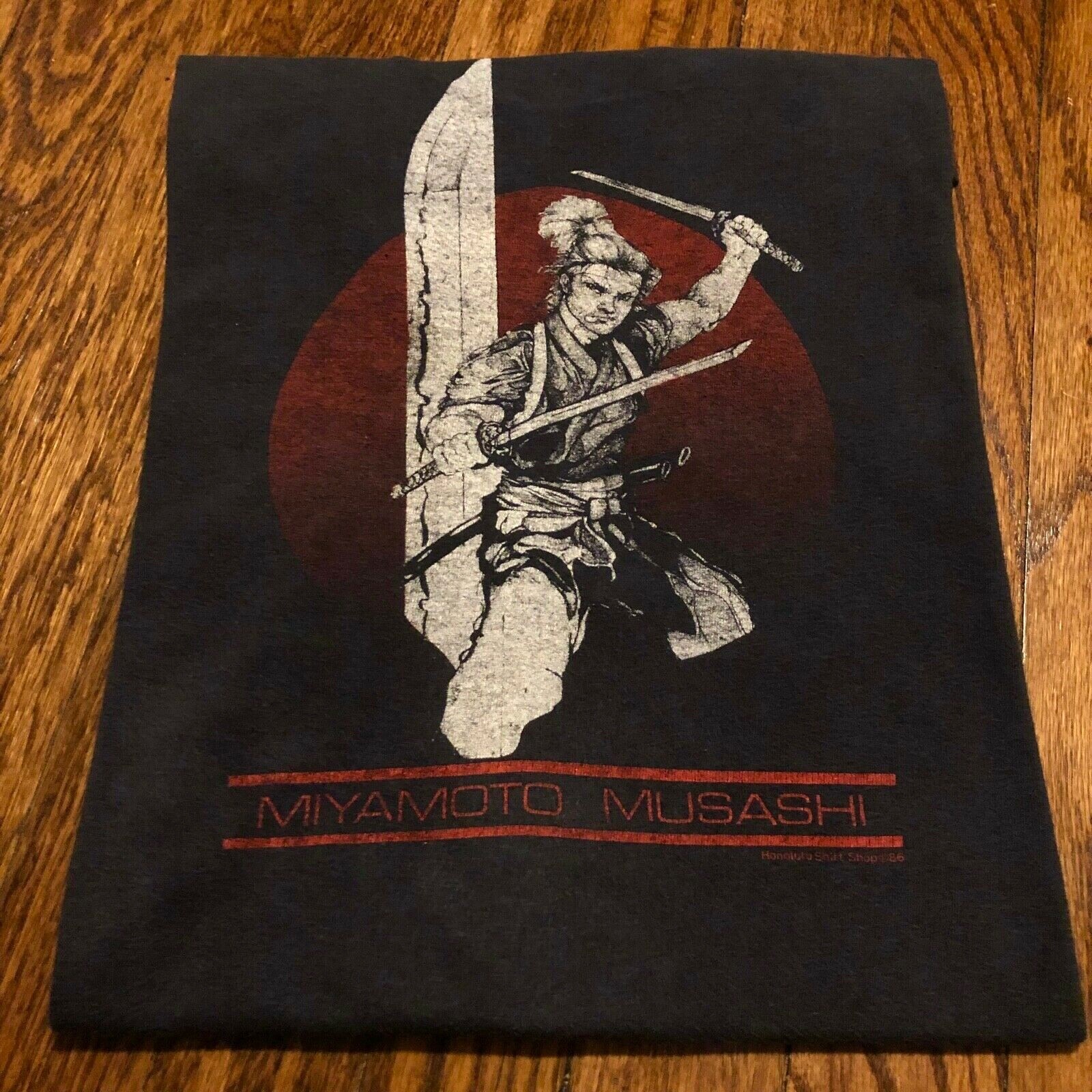 1986 Miyamoto Musashi t-shirt vintage 80s surf skateb… - Gem