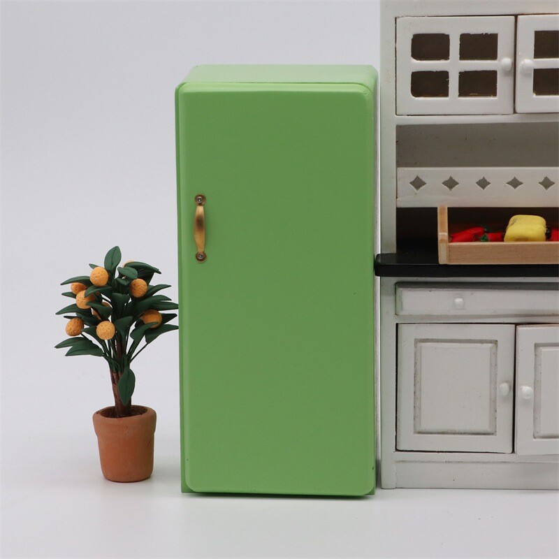 1:12 Scale Dollhouse Miniature Refrigerator Fridge Kitchen Furniture ...