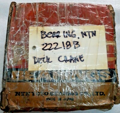 22218 B Spherical Roller Bearing 90x160x40 mm 22218B NEW OPEN NTN JAPAN ...