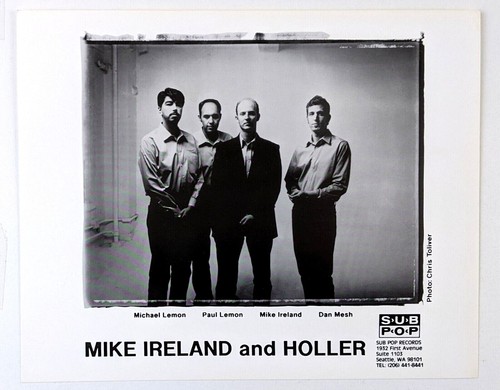 1998 Mike Ireland and Holler Country Band Vintage Promo Photo Dan Mesh ...