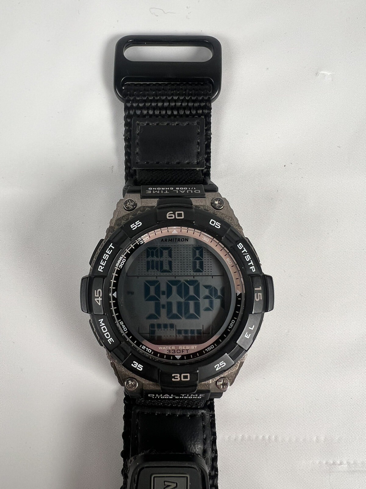 Armitron Pro Sport Digital Watch Men Black And Gray With Day/Date ...