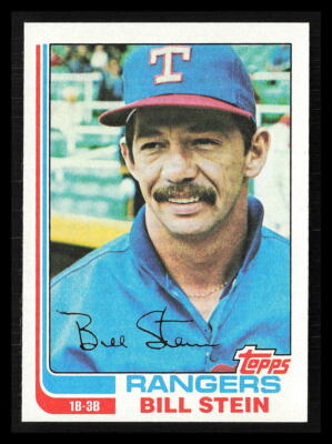 Bill Stein 1982 Topps #402 Texas Rangers | eBay