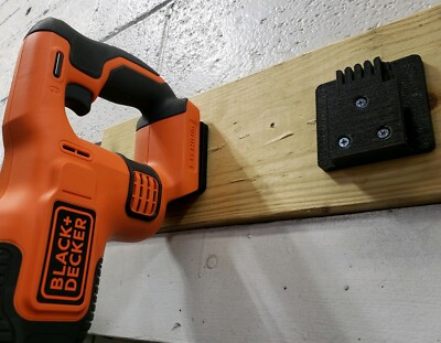 **2 Pack** Black & Decker 20V Battery Slot Tool Holder Mount | eBay