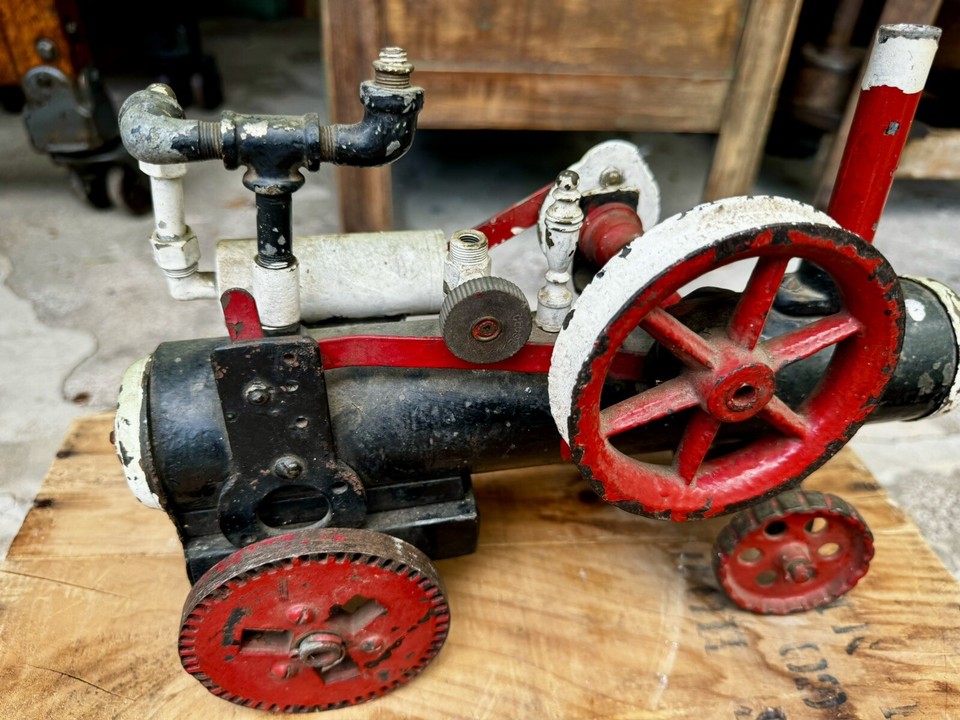 Vintage Steam Tractor Toy Steam Engine Folk Art Americana | eBay