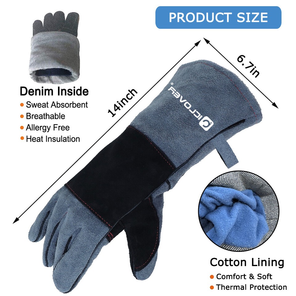 Training Anti-Bite Gloves Animal Handling Chew Protective Gloves Dog ...