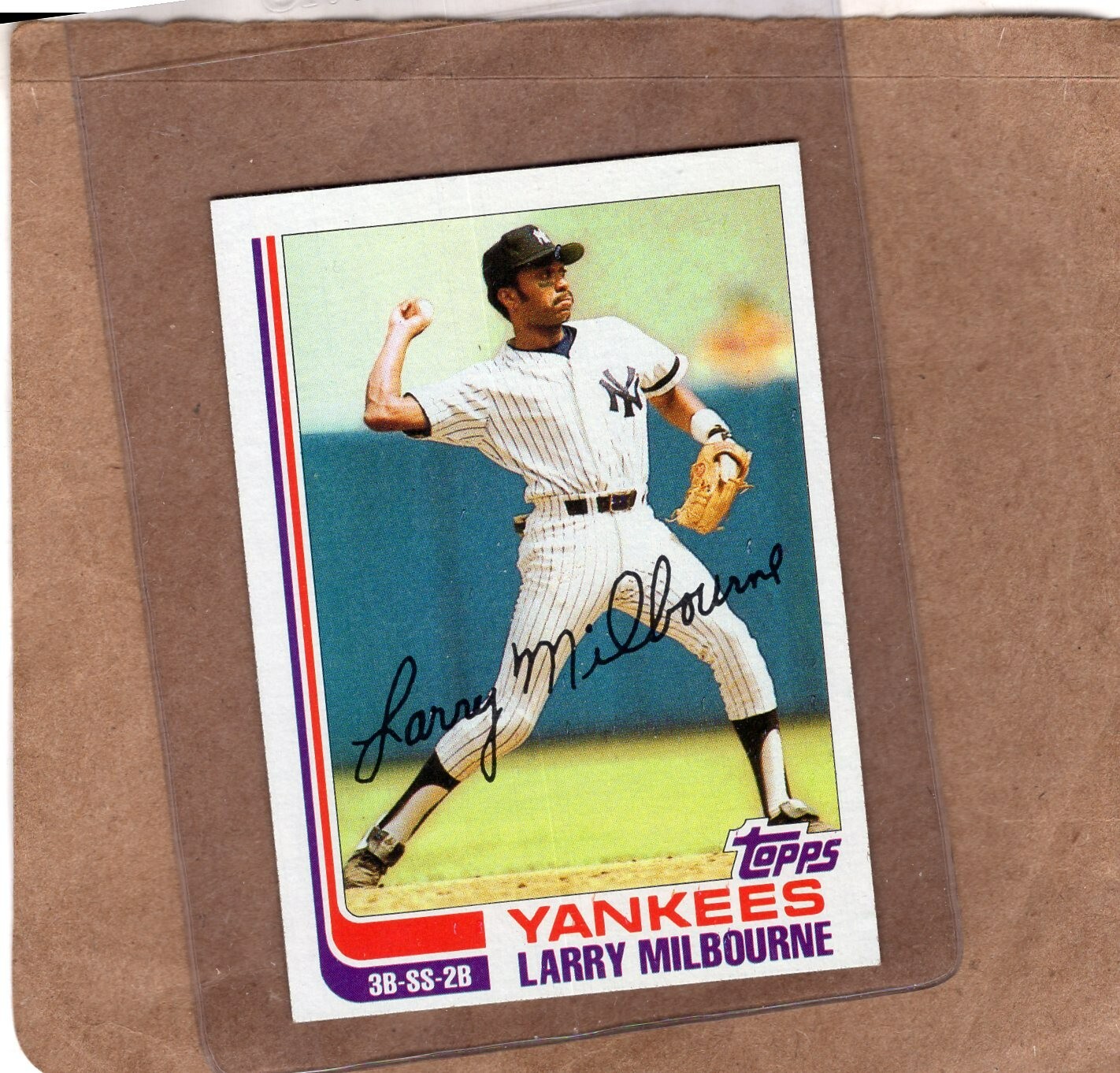 1982 Topps Larry Milbourne New York Yankees #669 Nr Mt | eBay