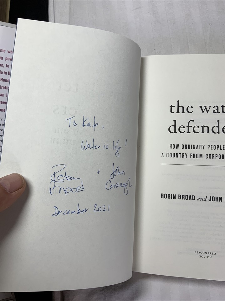 Signed [x2], The Water Defenders By Robin Broad & John Cavanagh 2021 ...