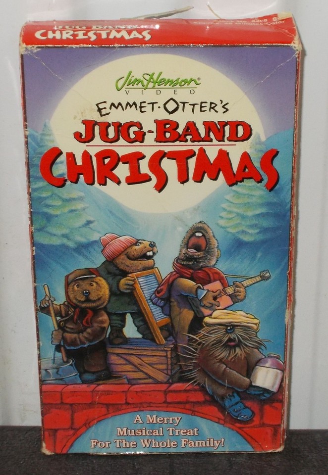 Jim Henson's Emmet Otter's Jug-Band Christmas VHS Video Kermit The Frog ...