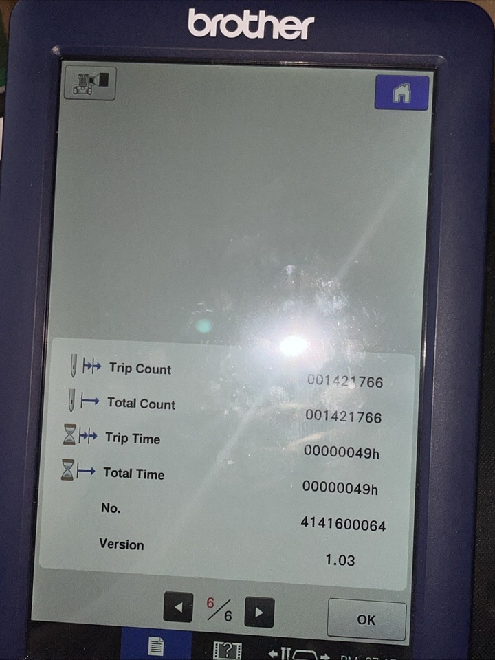 brother embroidery machine pr670e 6 needle With All Hoops And Hat Hoop ...