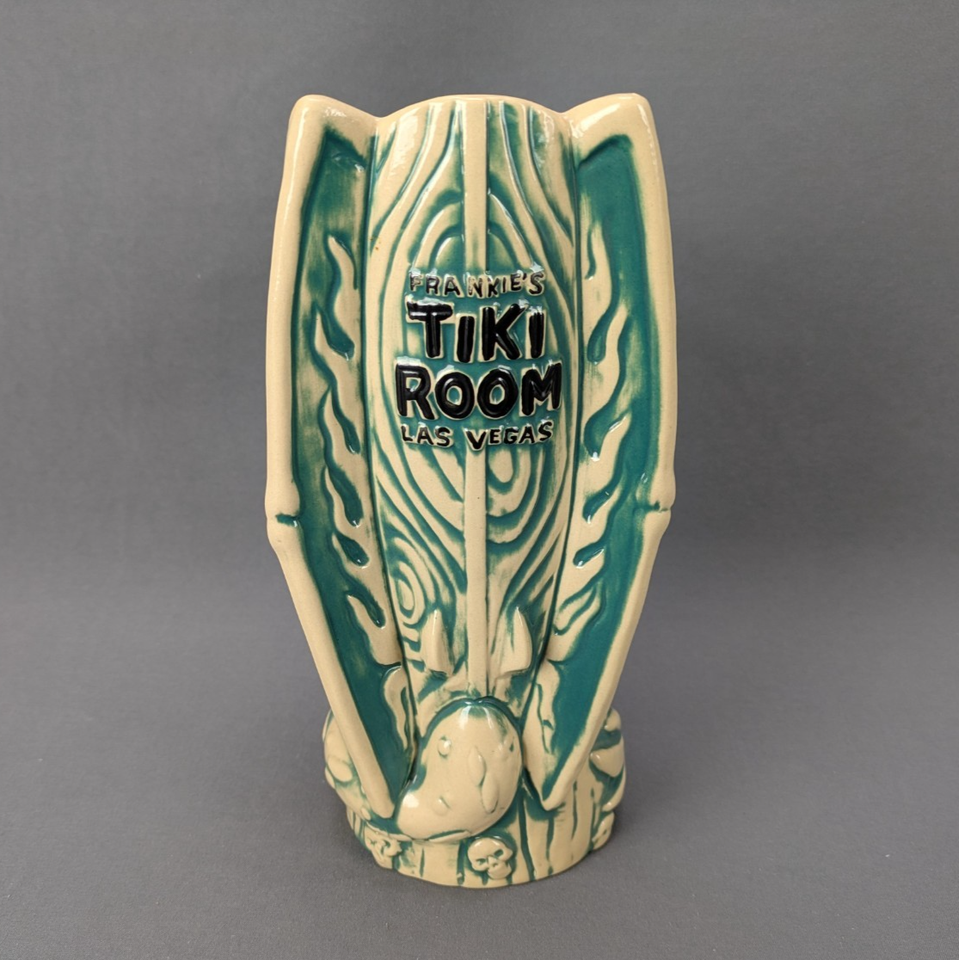 Frankie's Tiki Room Surf Dragon Tiki Mug Teal Bone Big Toe Tiki Farm ...