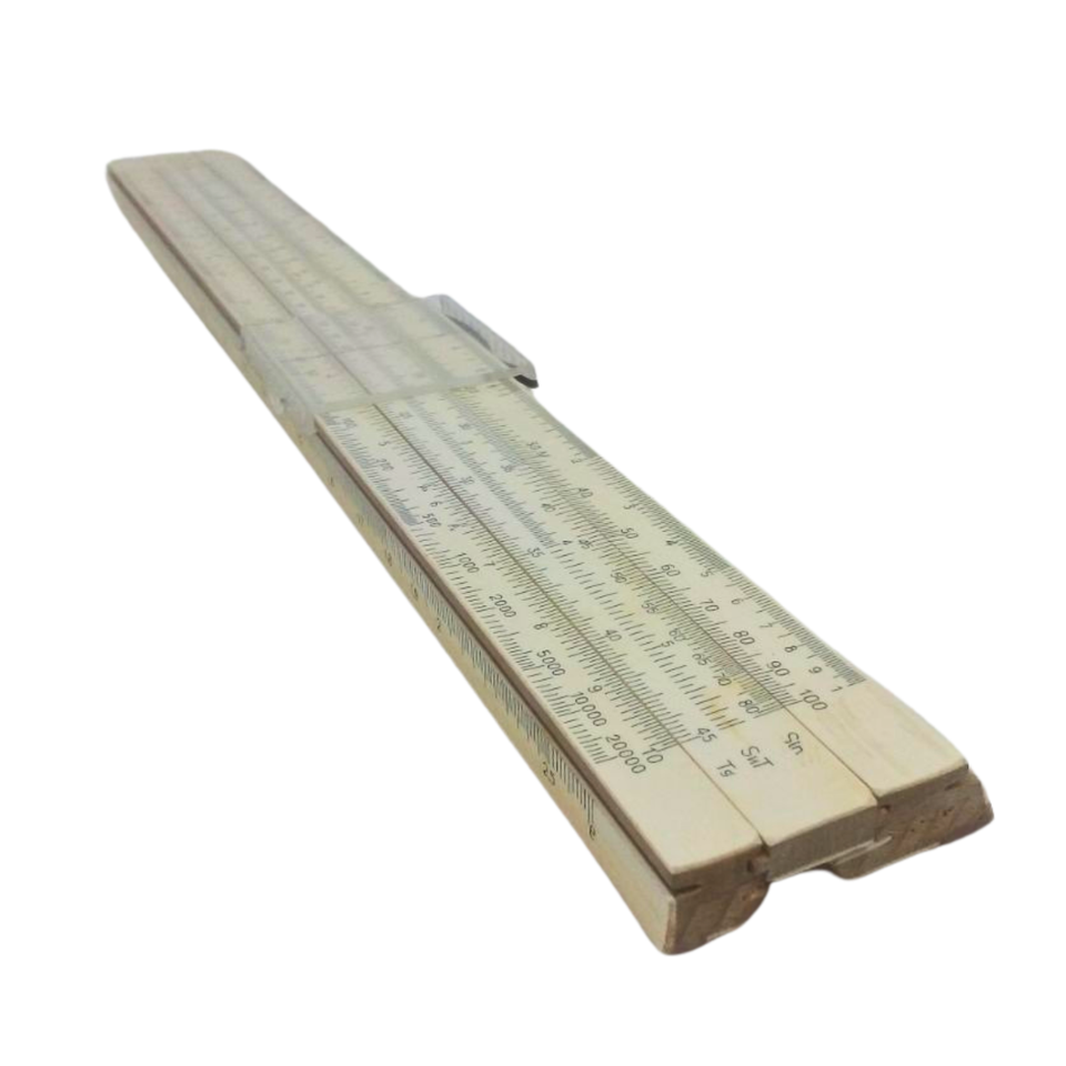 Vintage Soviet Slide Ruler Logarithmic USSR in Original Case 1975 Kyiv ...