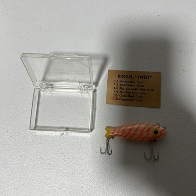 Vintage Doug English Bingo Twist Floater Fishing Lure | eBay