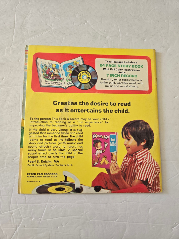 Casper the Friendly Ghost Jungle Friends - Peter Pan Book & Record | eBay