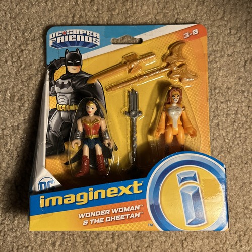 IMAGINEXT Wonder Woman & The Cheetah 3” Figures with Weapons New in ...