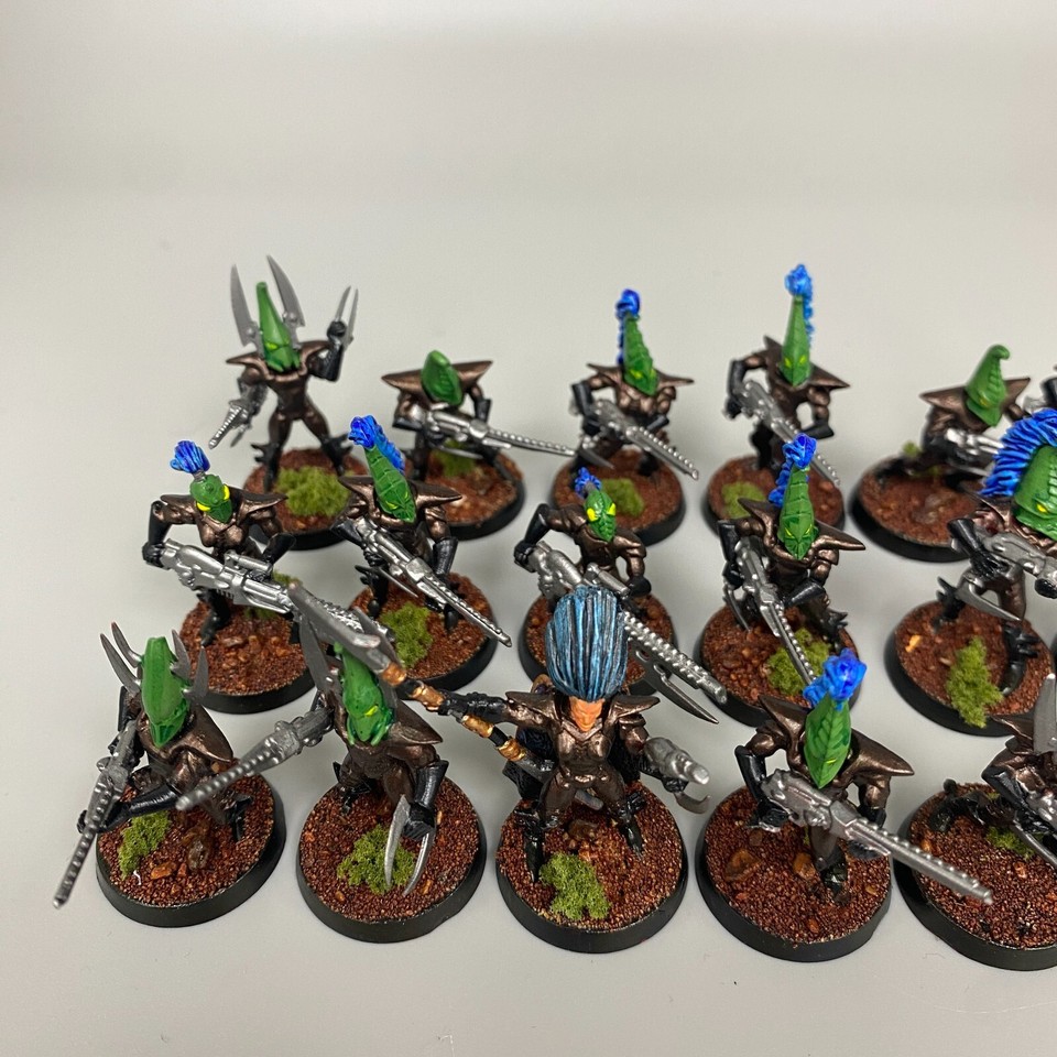 18 DRUKHARI DARK ELDAR WARRIORS KABALITES CONVERTED WARHAMMER 40,000 ...