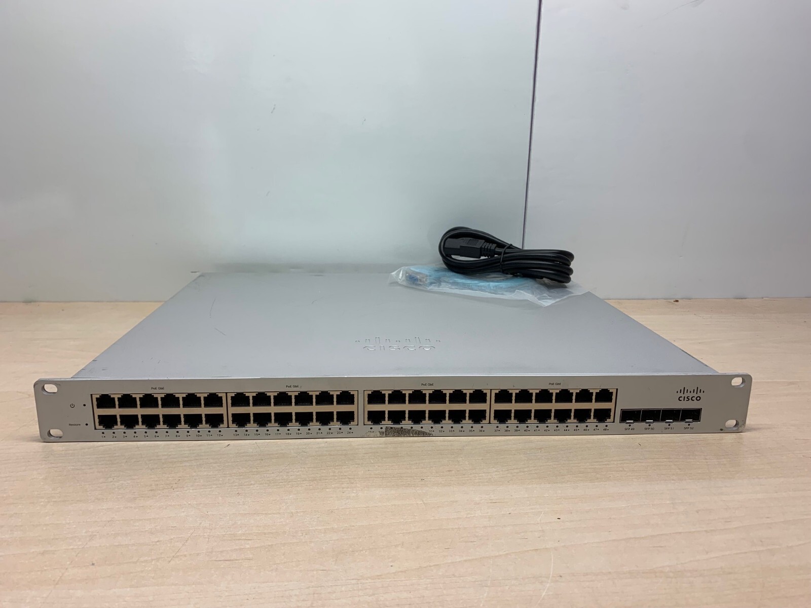 Cisco Meraki MS220-48LP-HW 48 Port GB POE Cloud Managed Switch ...