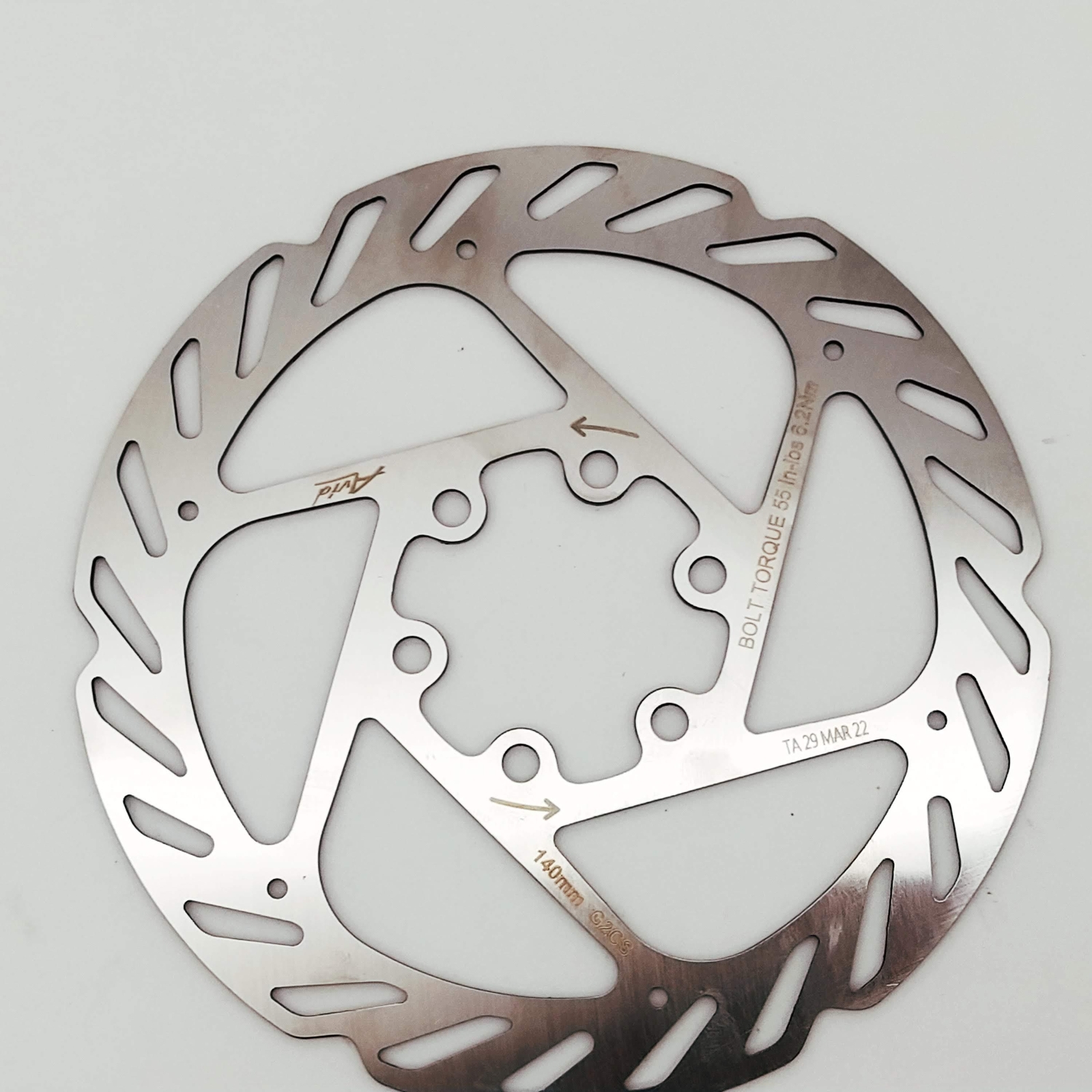 Avid G2 CleanSweep Disc Brake Rotor - 140mm, 6-Bolt, Silver, BB5 BB7 | eBay