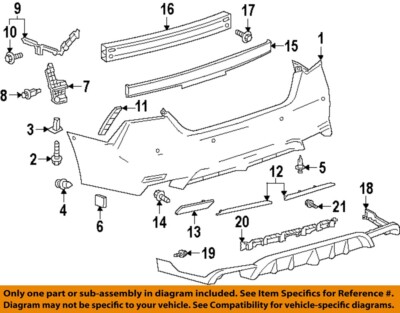 GENUINE TOYOTA OEM 52462-06220 Rear Right Bumper Insulator Pad Foam ...