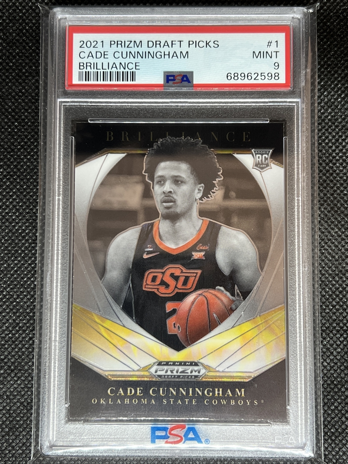 2020 Panini Prizm DP CADE CUNNINGHAM RC #1 BRILLIANCE ROOKIE CARD PSA 9 ...