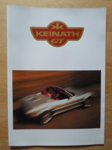 KEINATH GT ROADSTER 1996 Glossy Sales Brochure in English & German | eBay