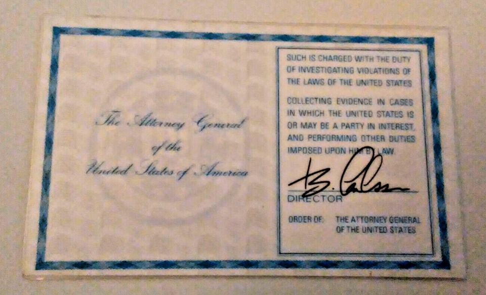 'Point Break' 2015 Screen Used Hero Johnny Utah (Luke Bracey) FBI ID ...