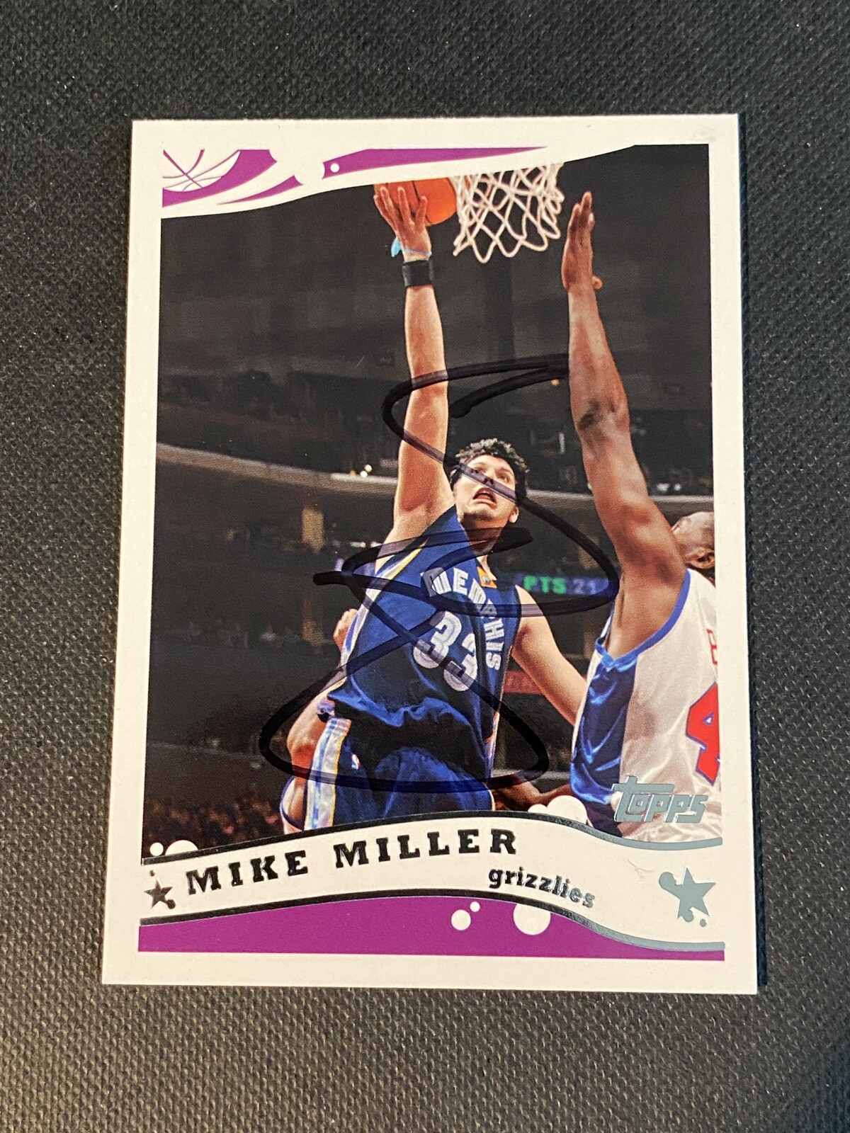 Mike Miller Signed 2005-06 Topps Card Auto Memphis Grizzlies NBA ...