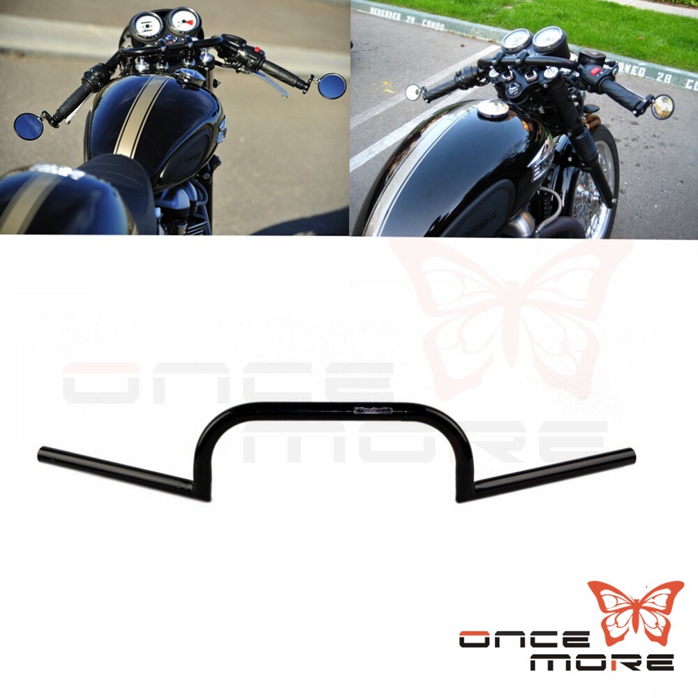 Clubman Handlebars On Chopper 7/8" Motorcycle Drag Bar Handlebar