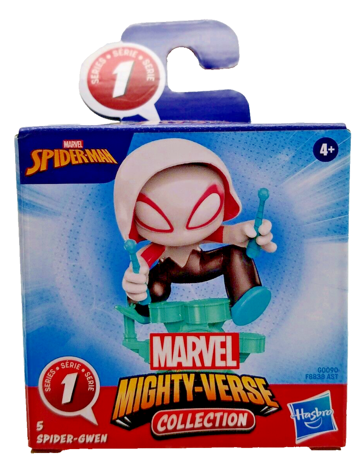 Spiderman Marvel Mighty Verse Collection Figures Series 1 Set Gwen ...
