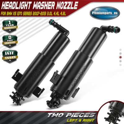 2x New Headlight Washer Nozzle Left & Right Driver Side for BMW X5 E70 ...