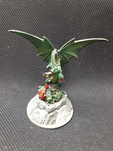 Mother Dragon feeding knight to her young. Tom Meier | eBay