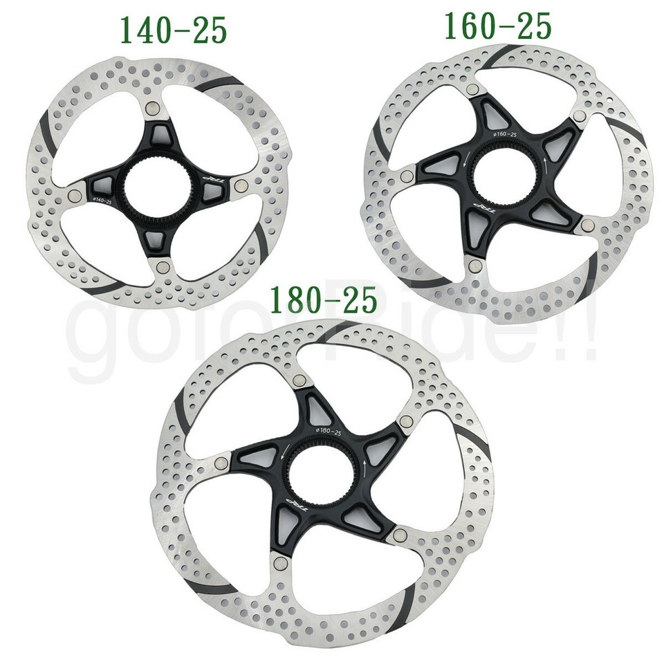 TRP TRP-25 140mm/160mm/180 Centerlock Bike Disc Brake Rotor Heat ...