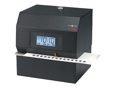 Pyramid 3700 Time Clock and Document Stamp - Black for sale online | eBay