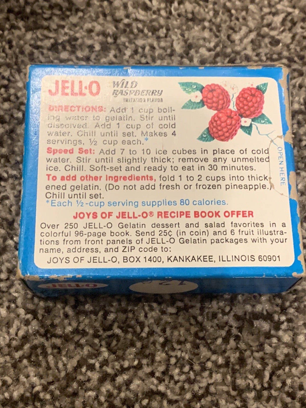 Lot Of Sealed Jell-O Boxes Coconut Crème Orange Wild Raspberry | eBay