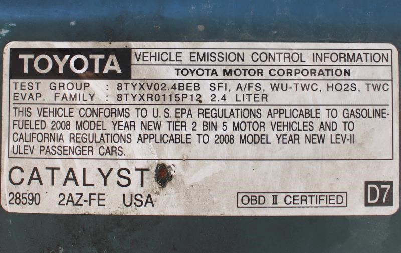 Throttle Body Throttle Valve Assembly 2.4L Fits 08-15 SCION XB 1634002 ...