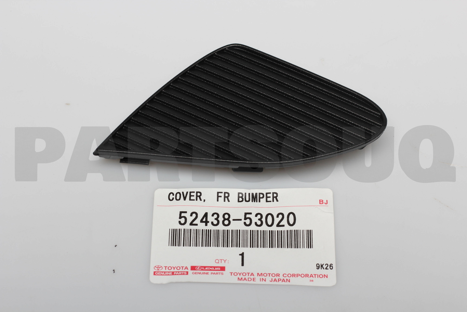 5243853020 Genuine Toyota COVER, FRONT BUMPER GUARD, LH 52438-53020 | eBay