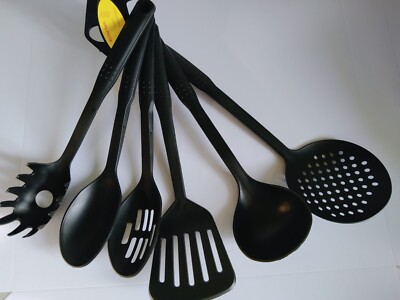 Culinary Plastic Kitchenware Nonstick Cookware Set Odorless Durable 6 ...