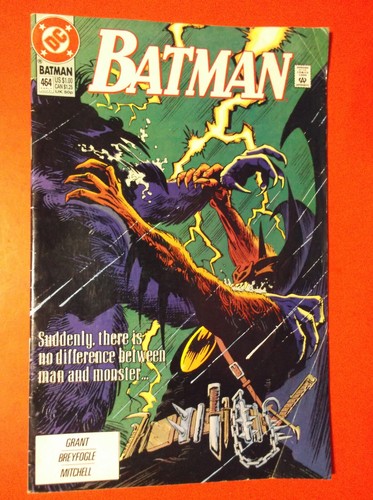 BATMAN # 464 - VG 4.0 - 16pg IMPACT COMICS PREVIEW - 1991 BREYFOGLE ...