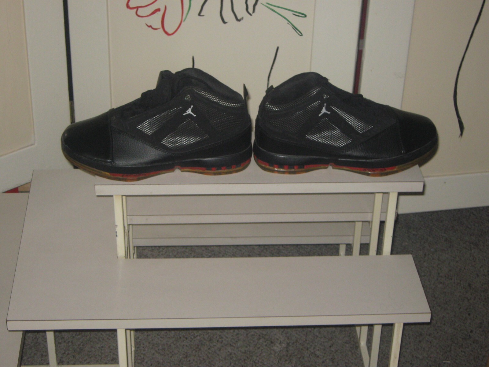 NIKE AIR JORDAN 2001 BLACK PATENT LEATHER VAMP SHOES … - Gem