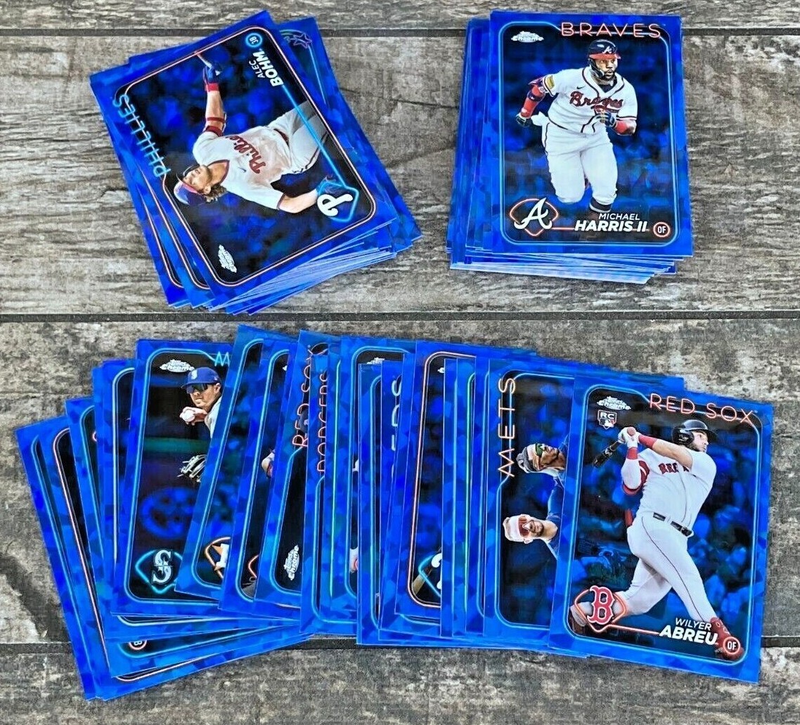 2024 Topps Chrome SAPPHIRE BASE You Pick/ Choose Complete Your Set FREE ...