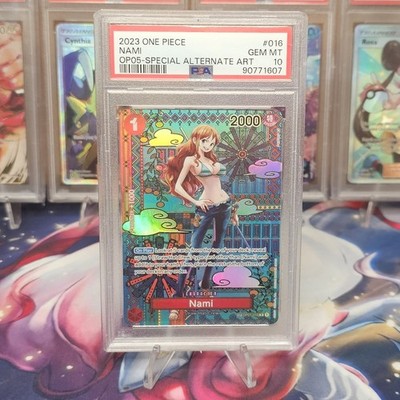 PSA 10 GEM MINT Nami SP OP01-016 OP05 Awakening of the New Era One ...