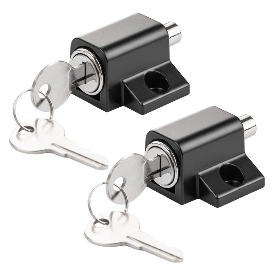 Window Locks 2 PCS for Patio For Doors Sliding with Simple Push Button ...
