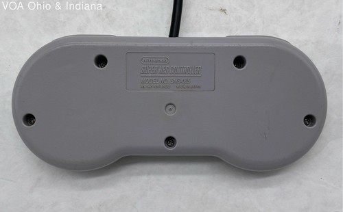 Lot Of 2 Super Nintendo SNES Wired Gray Controllers Model #SNS-005 ...