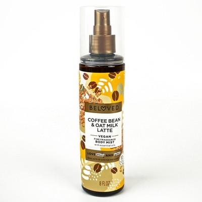 Beloved Coffee Bean Oat Milk Latte 8oz Vegan Body Mist (x8) -E | eBay