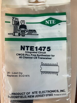 NTE Electronics NTE1475 INTEGRATED CIRCUIT CMOS PLL FREQUENCY SYNTHESIZER 20-LEA | eBay