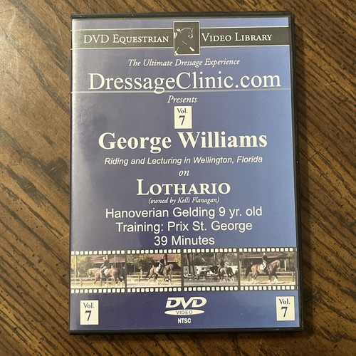 DressageClinic.com DVD Equestrian Dressage Clinic George Williams On ...