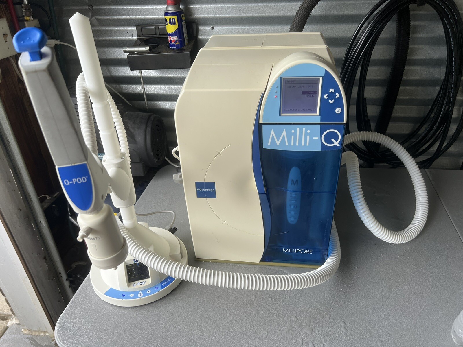 Millipore Milli-Q Advantage A10 Water Purification System w Q-Pod | eBay