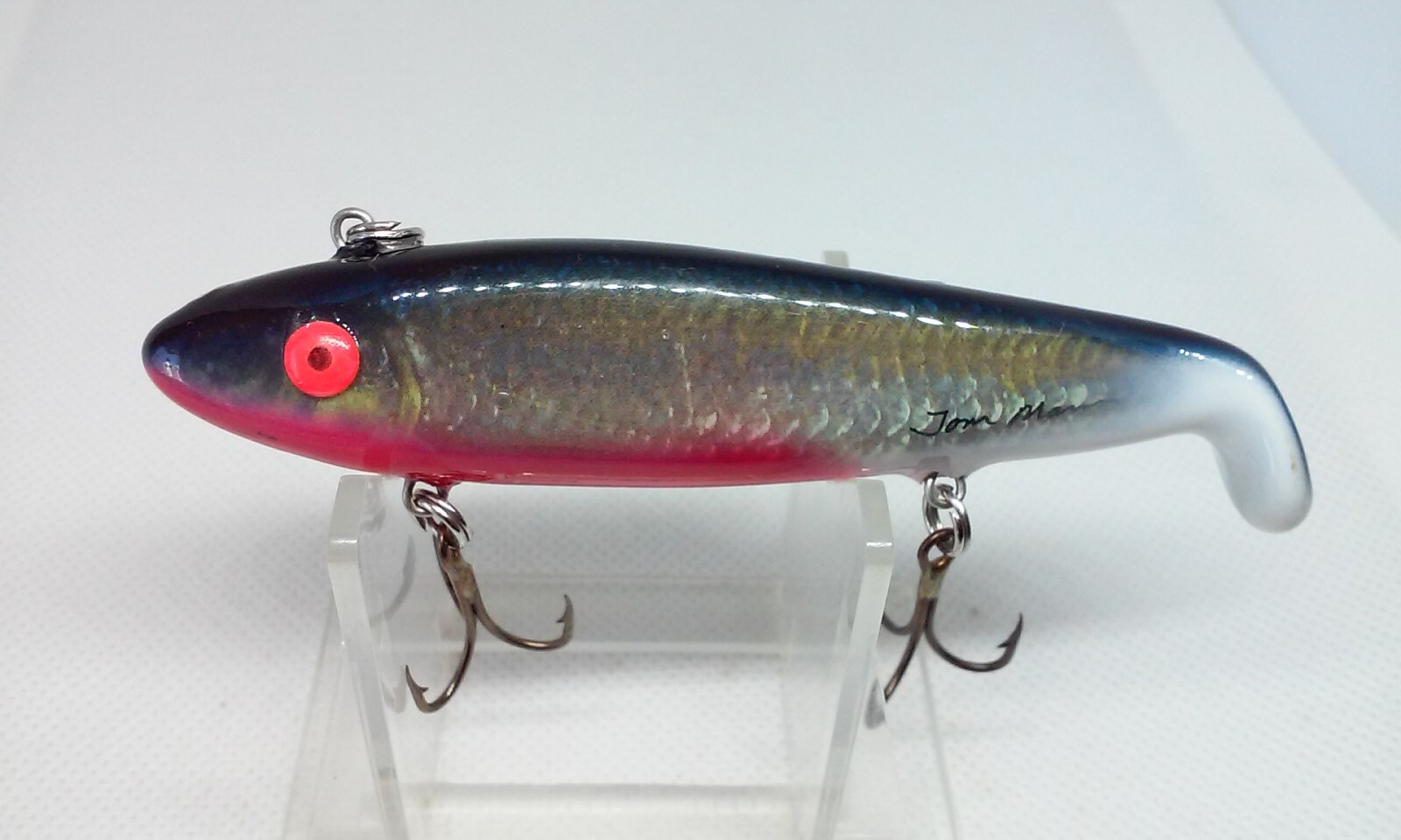 Vtg Tom Mann's Pogo 911 3D Photo Shiner 3 3/4" Lipless Crankbait ...